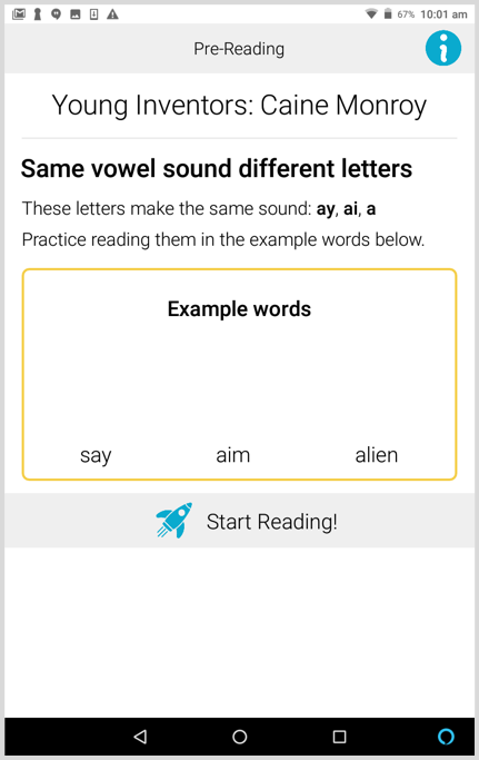 Using the Linguistic Infrastructure to Develop the Amigo Reader